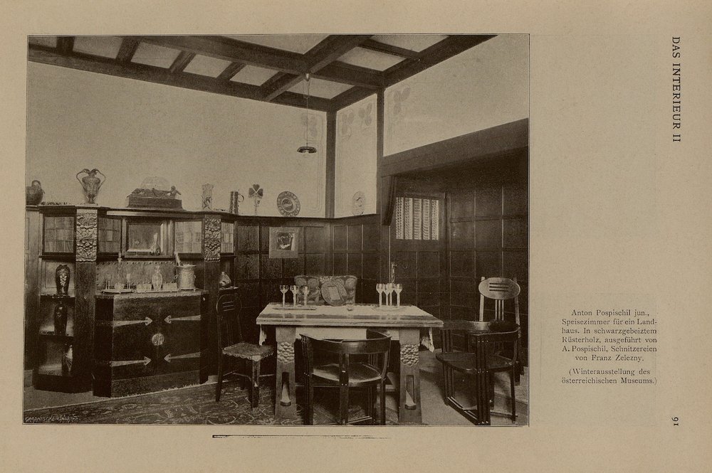 Art Nouveau Armchair by Anton Pospischil, Vienna, 1900s for sale at Pamono