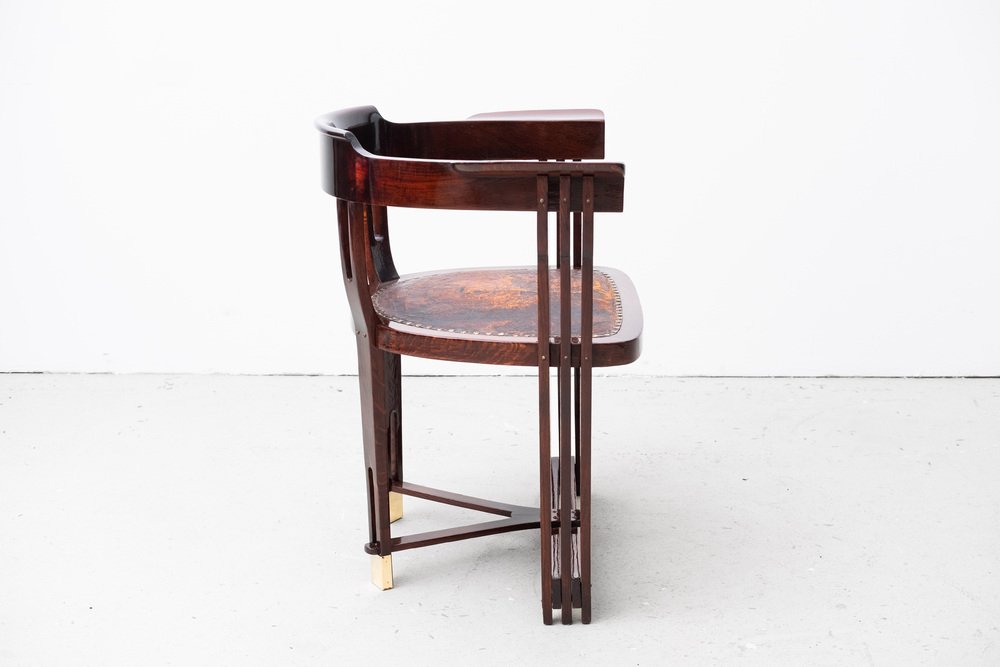 Art Nouveau Armchair by Anton Pospischil, Vienna, 1900s for sale at Pamono