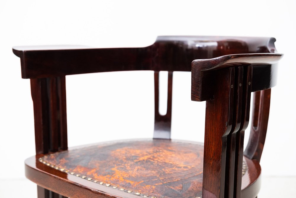 Jugendstil Sessel von Anton Pospischil, Wien, 1900er bei Pamono kaufen