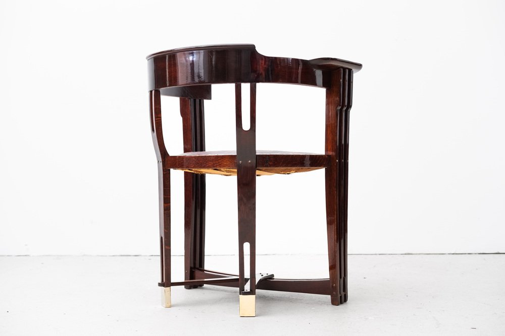 Art Nouveau Armchair by Anton Pospischil, Vienna, 1900s for sale at Pamono