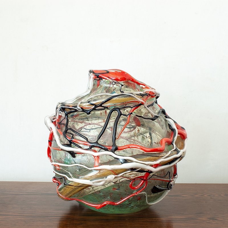 Big Vase by Angelo Rinaldi for Salviati Murano for sale at Pamono