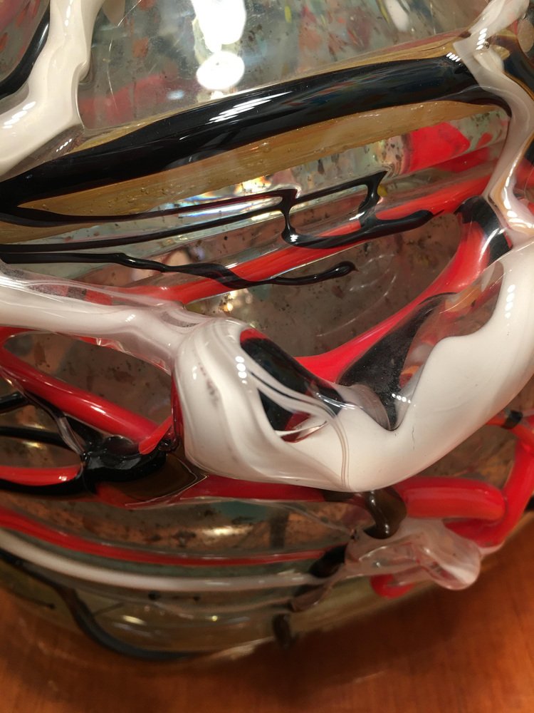 Big Vase by Angelo Rinaldi for Salviati Murano for sale at Pamono