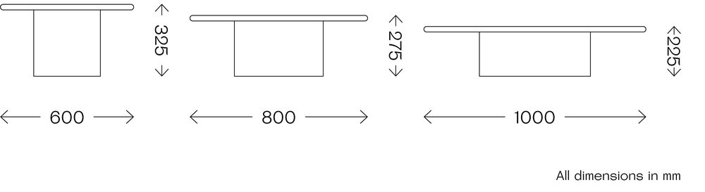 Raindrop Coffee Table Set in Microcrete and Microcrete by Fred Rigby ...