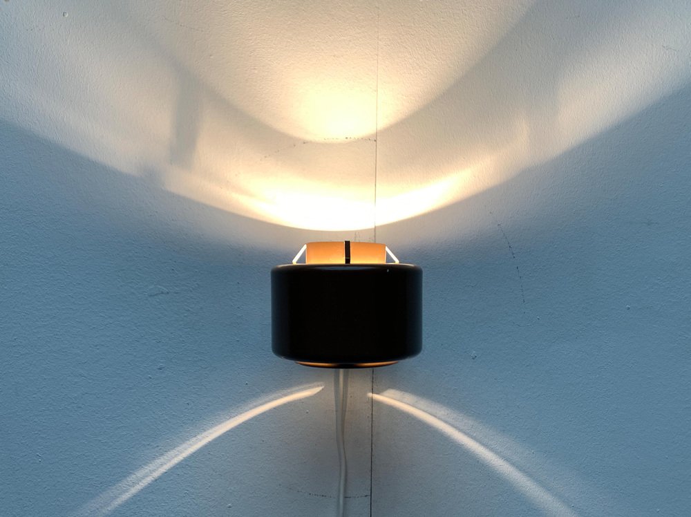 Mid-Century Danish Space Age Piccolo Wall Lamps from Lyfa, 1960s, Set ...