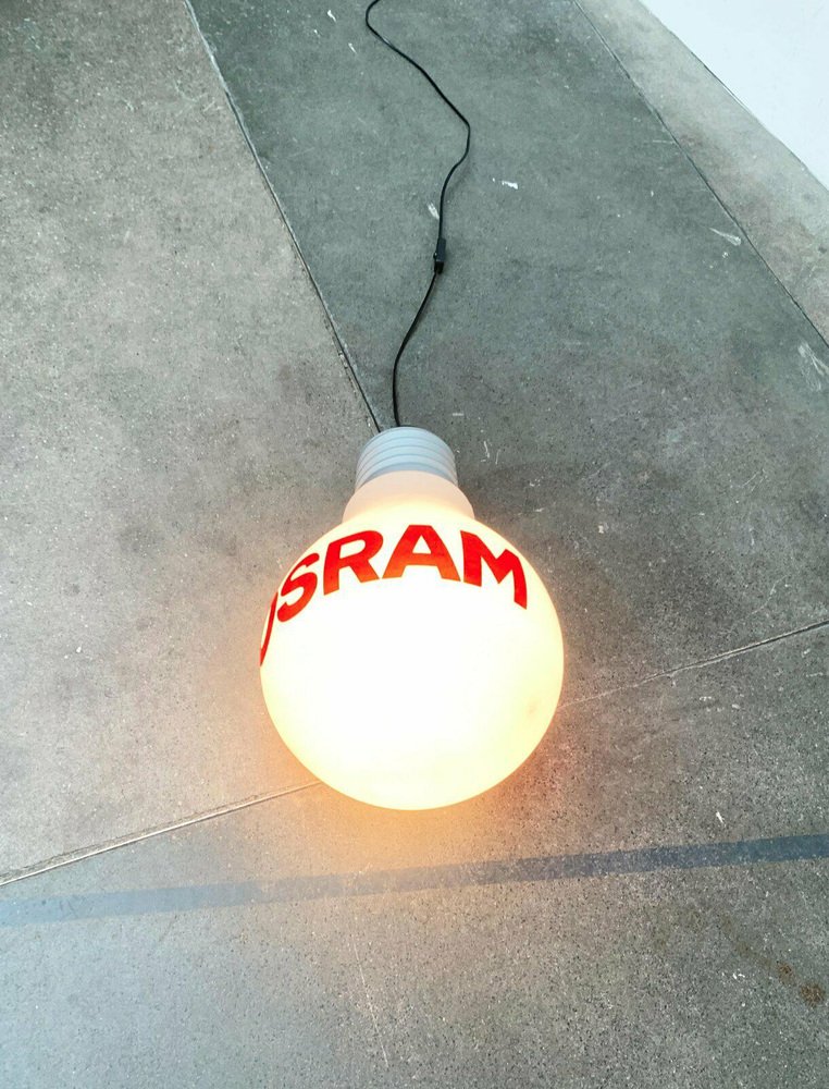 Mid-Century German Bulb Advertising Floor Lamp from Osram in the style ...