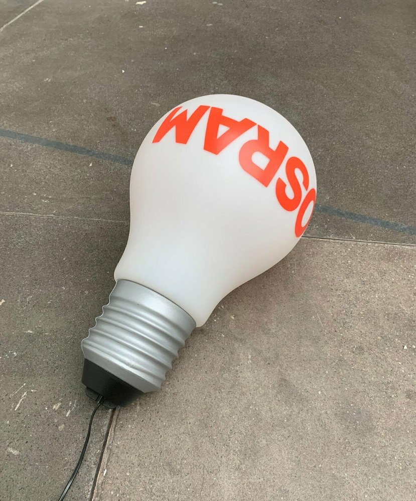 Mid-Century German Bulb Advertising Floor Lamp from Osram in the style ...