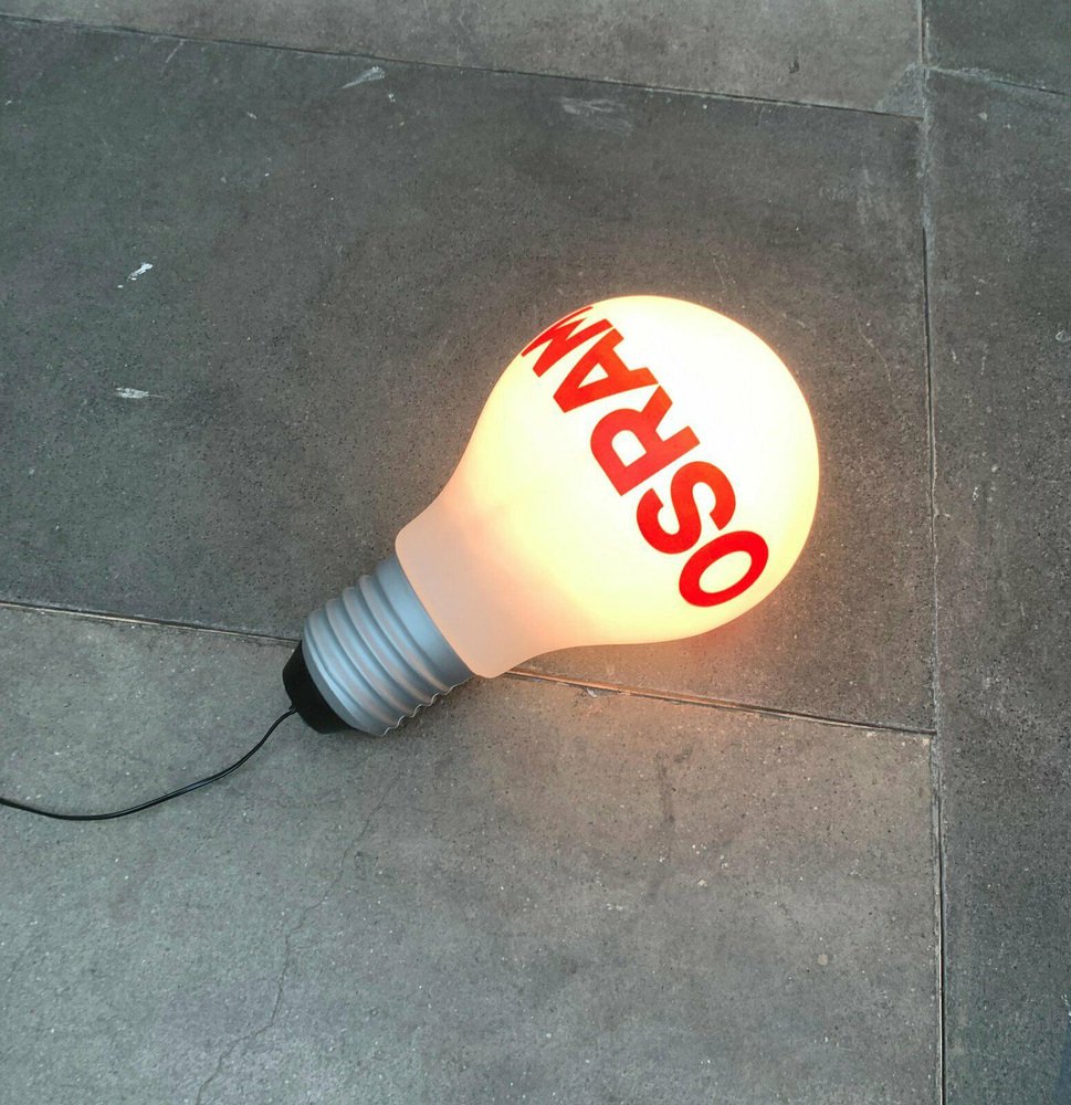 Mid-Century German Bulb Advertising Floor Lamp from Osram in the style ...
