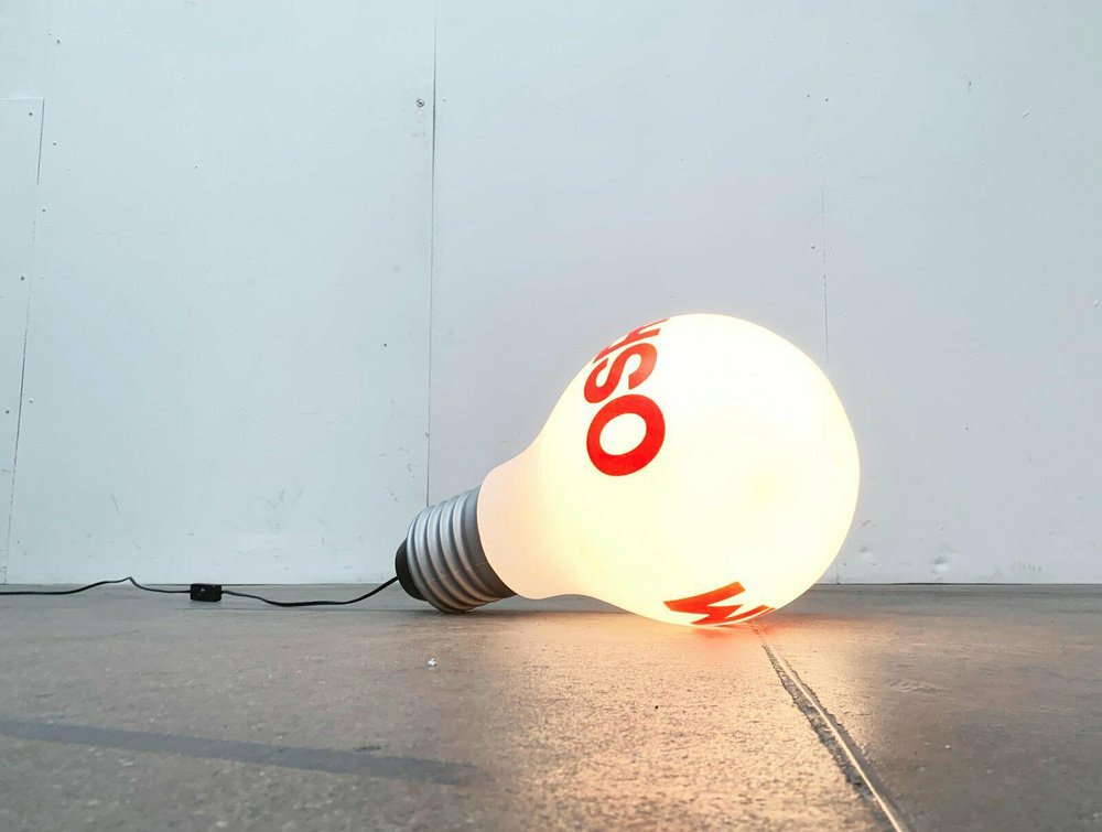 Mid-Century German Bulb Advertising Floor Lamp from Osram in the style ...