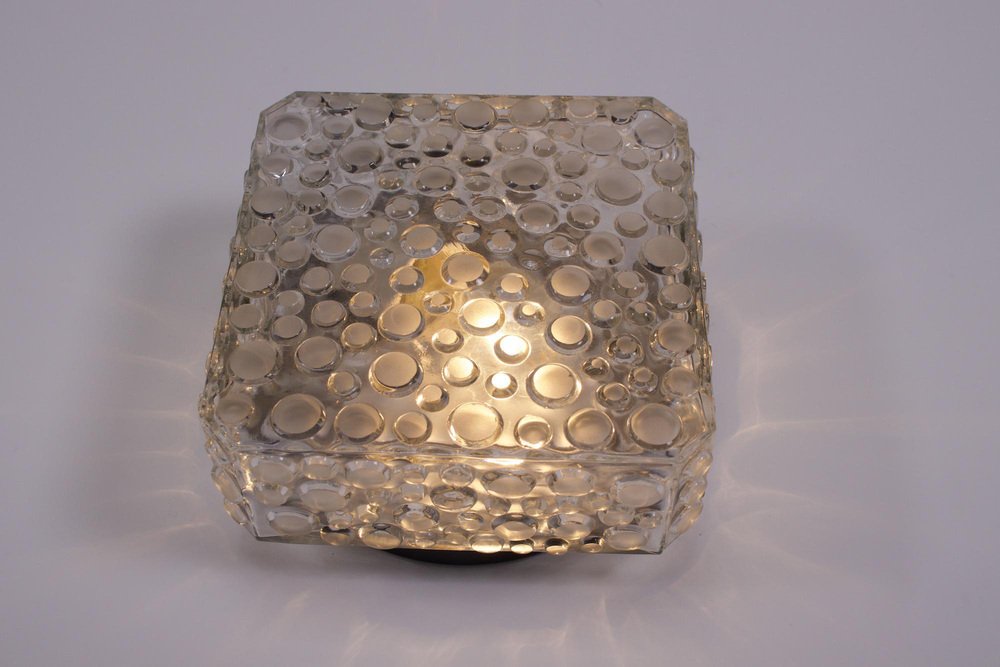 Bubble Glass Wall Sconces, 1970s, Set of 2 for sale at Pamono