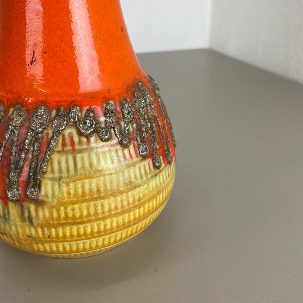 Fat Lava Pottery Vase from Jasba Ceramics, Germany, 1970s for sale at ...