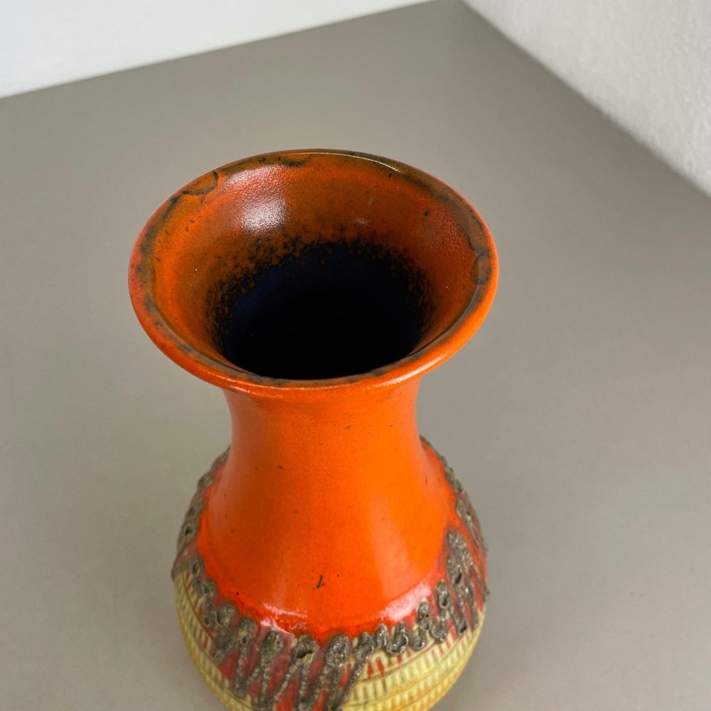 Fat Lava Pottery Vase from Jasba Ceramics, Germany, 1970s for sale at ...