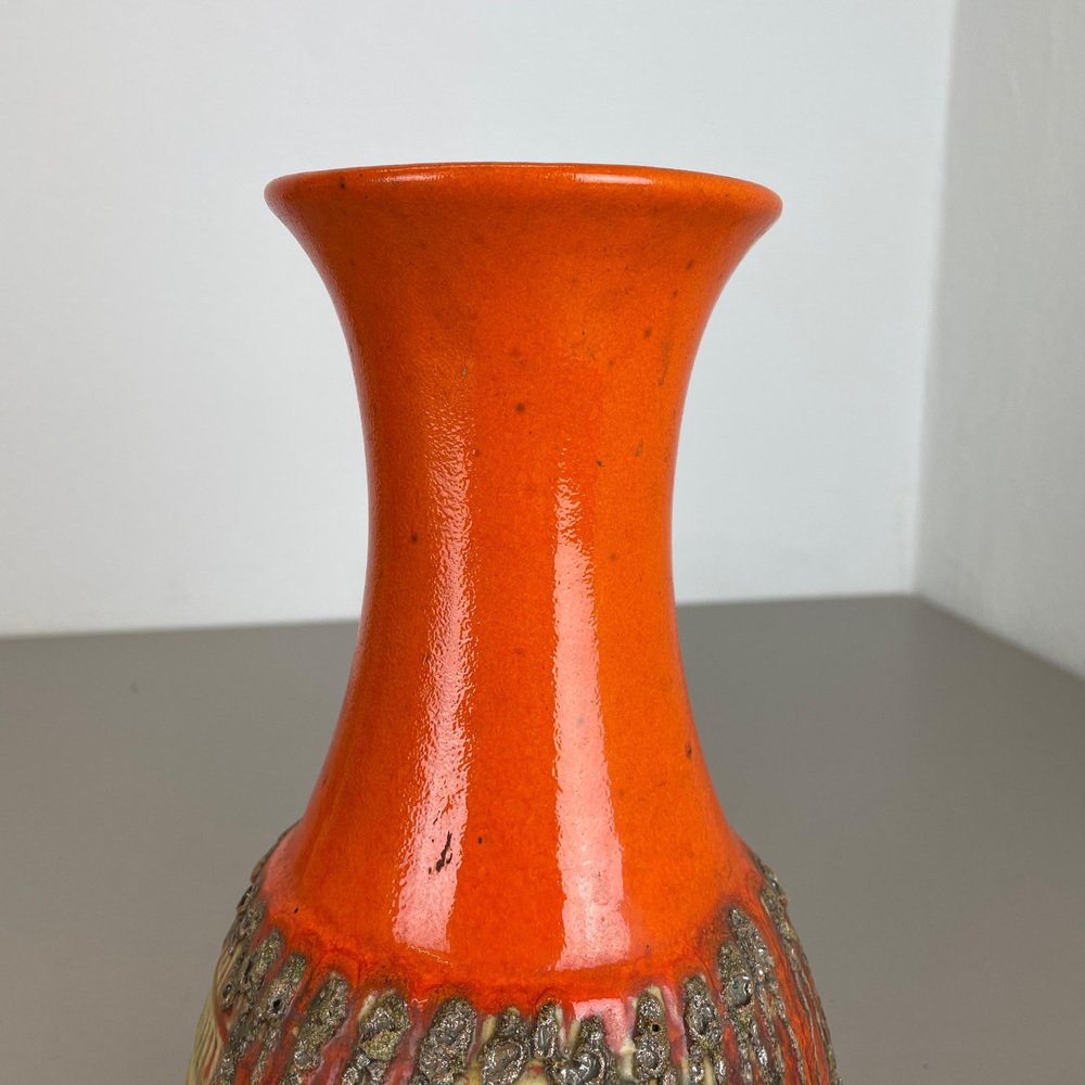 Fat Lava Pottery Vase from Jasba Ceramics, Germany, 1970s for sale at ...