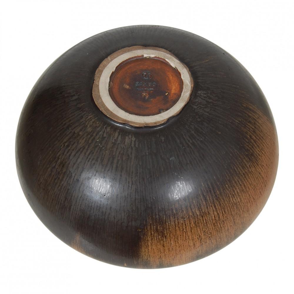 Vintage Saxbo Brown Bowl for sale at Pamono