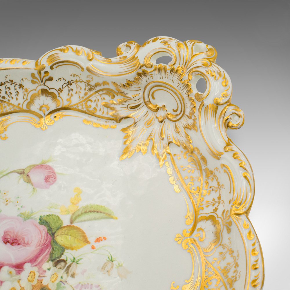 Antique English Late Victorian Decorative Platter in Ceramic, 1900 for ...