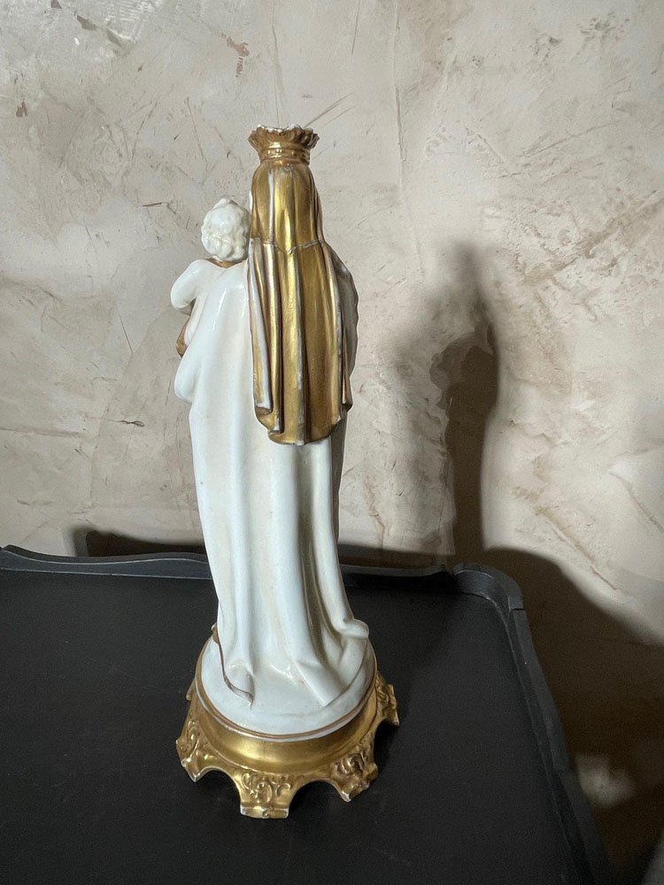 Antique Italian Porcelain Statue, 1850s for sale at Pamono