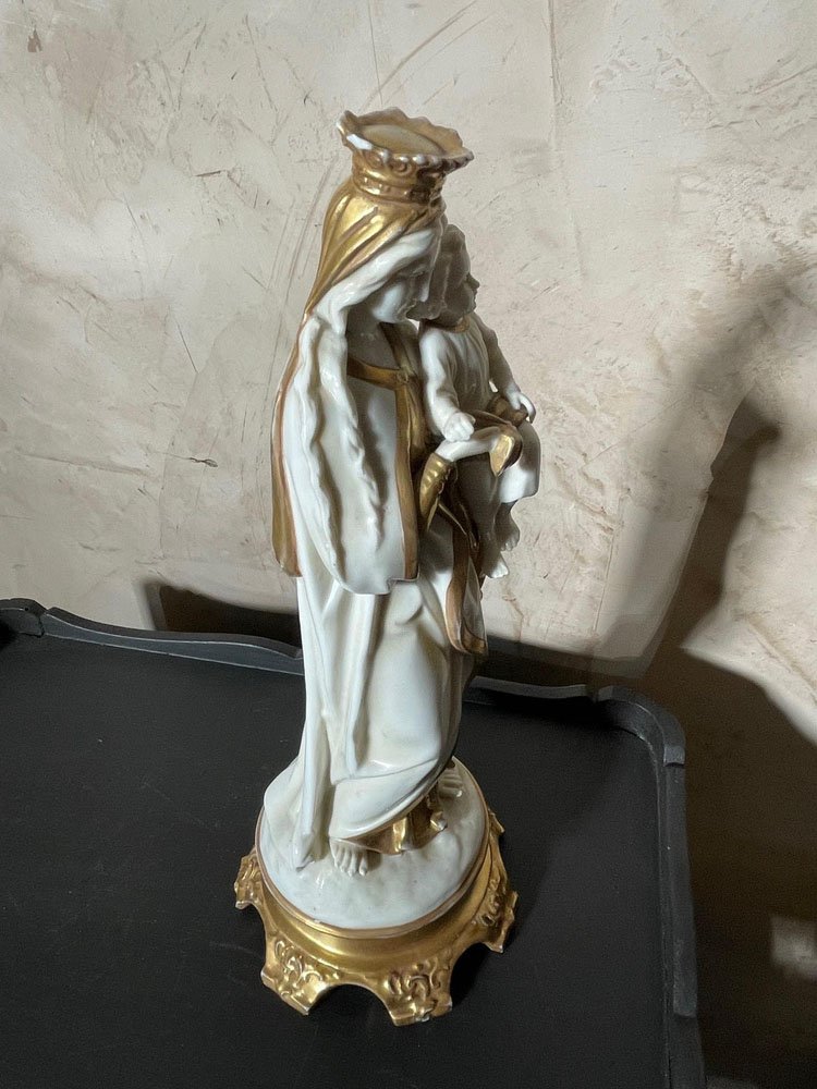 Antique Italian Porcelain Statue, 1850s for sale at Pamono