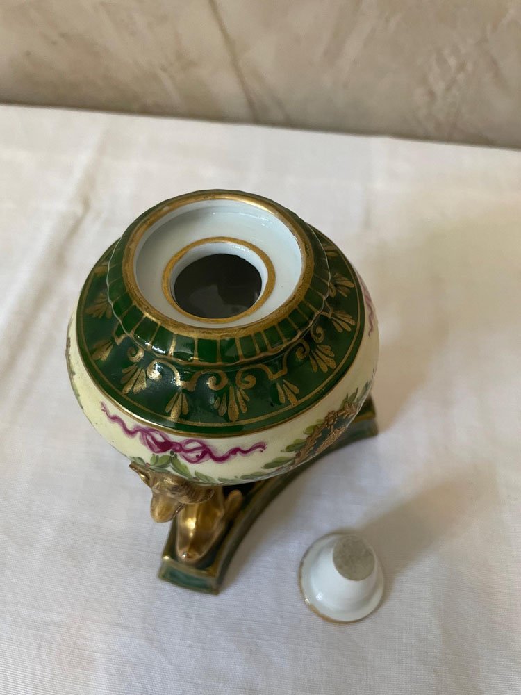 19th Century French Porcelain Inkwell from Sèvres for sale at Pamono