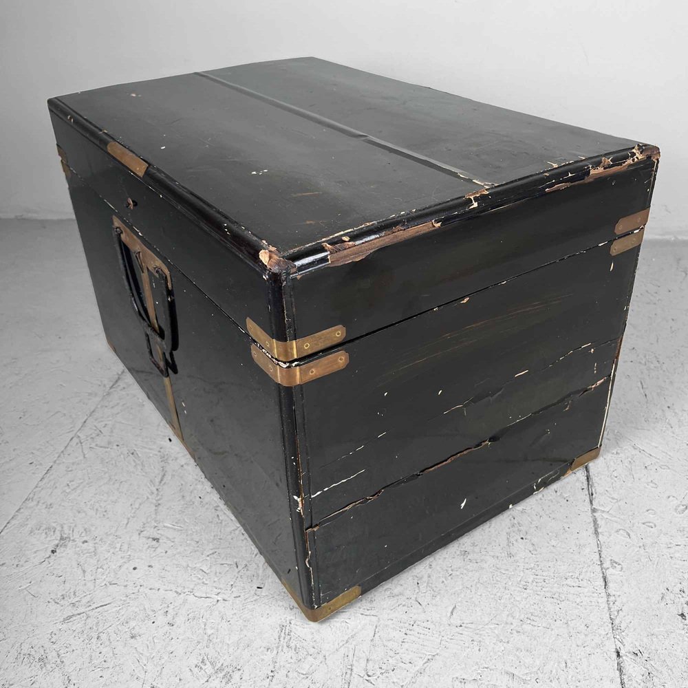 Antique Japanese Laquer Travel Case, 1890s for sale at Pamono