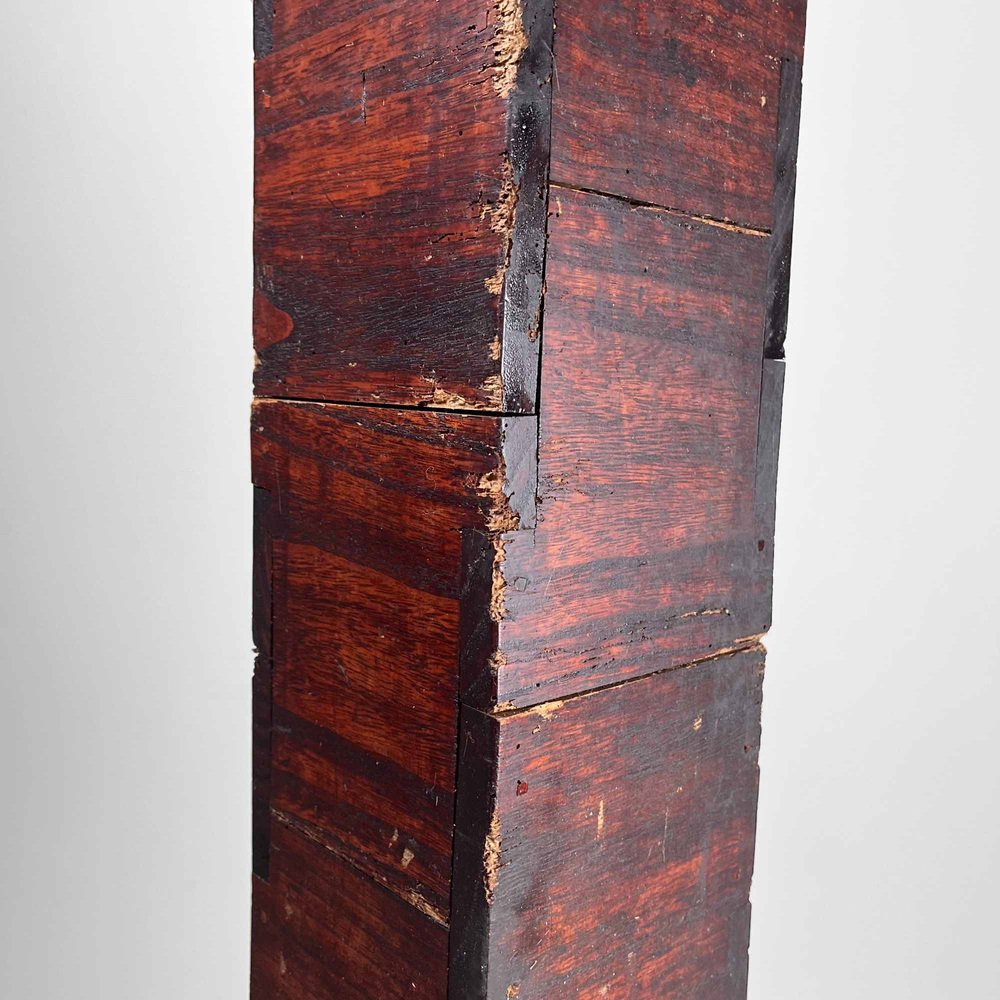 Antique Japanese Wooden Scroll Box, 1890s for sale at Pamono