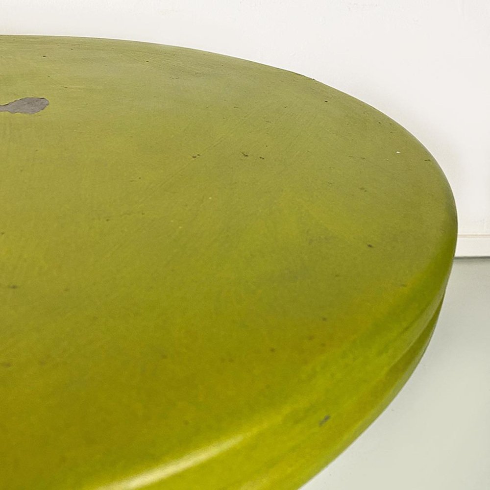 Mid-Century ModernItalian Black & Acid Green Metal Bar Tables, 1950s ...