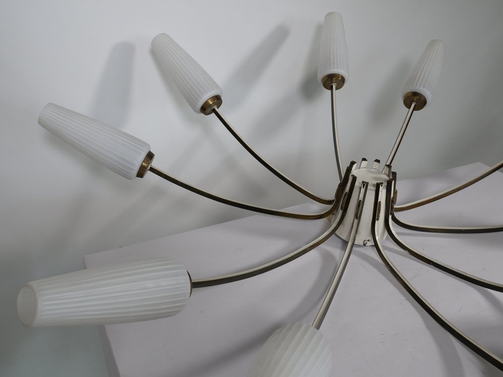 10-Light Spider Sputnik Lamp, 1960s for sale at Pamono