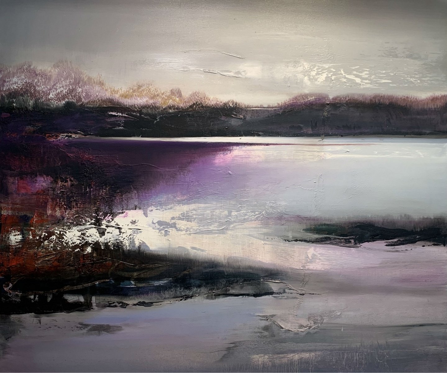 Barbara Hubert, Dawn, 2020, Oil on Canvas for sale at Pamono