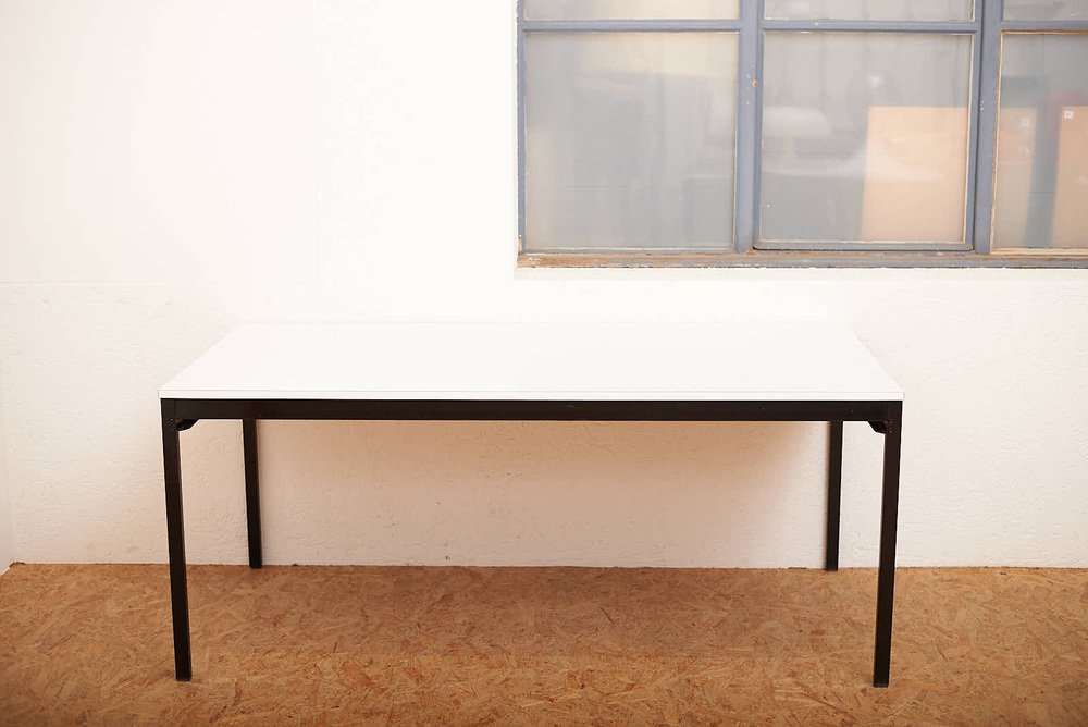 Series II Dining Table with Tubular Steel Frame by Dieter Waeckerlin ...