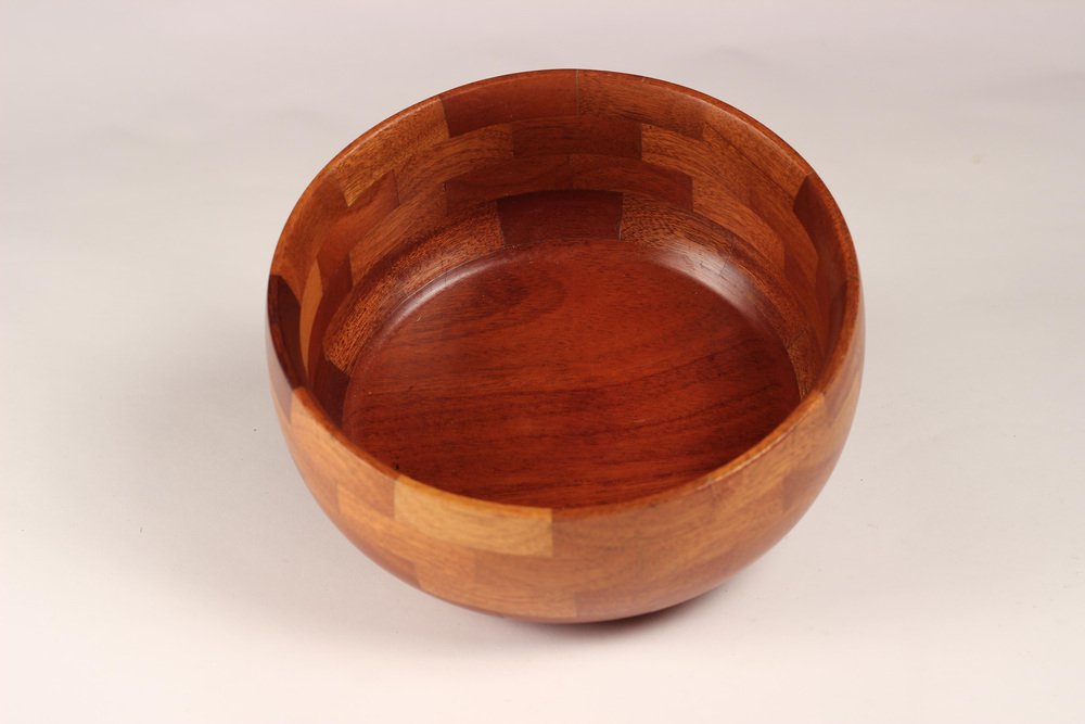 Scandinavian Modern Danish Teak Staved Bowl, 1960s for sale at Pamono