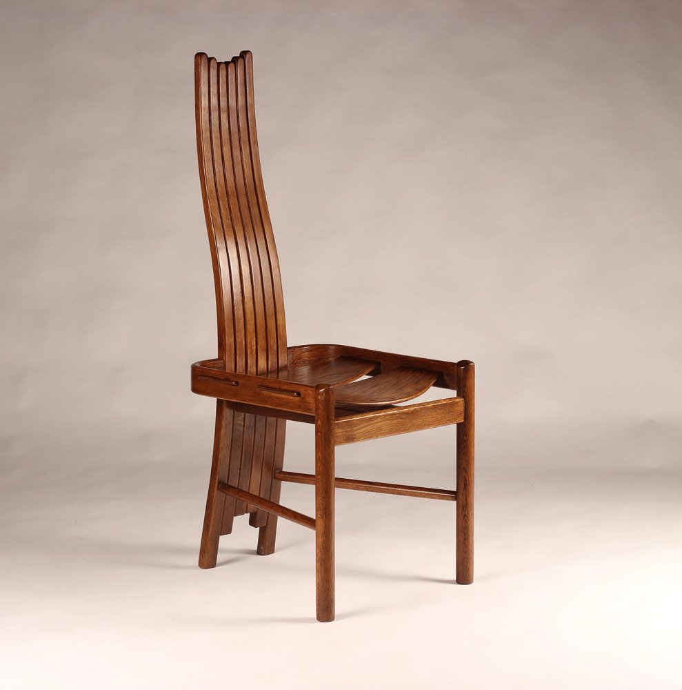 Art Nouveau Oak Steam Bent Dining Chairs by Charles Rennie Mackintosh ...
