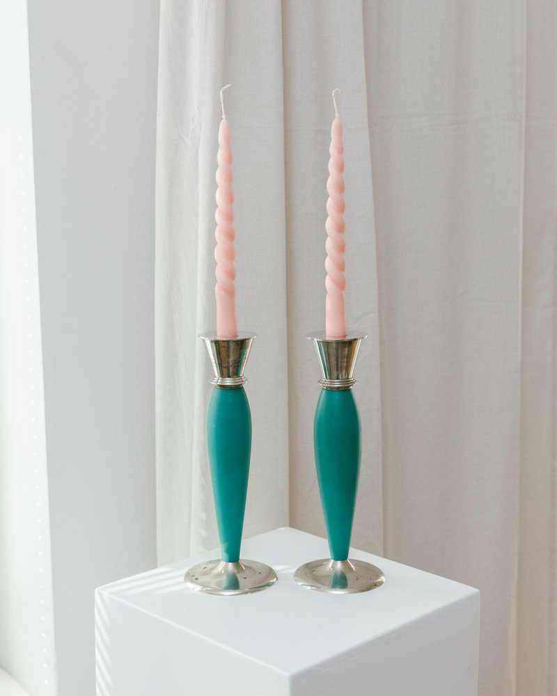 Vintage Candlesticks, 2000s, Set of 2 for sale at Pamono