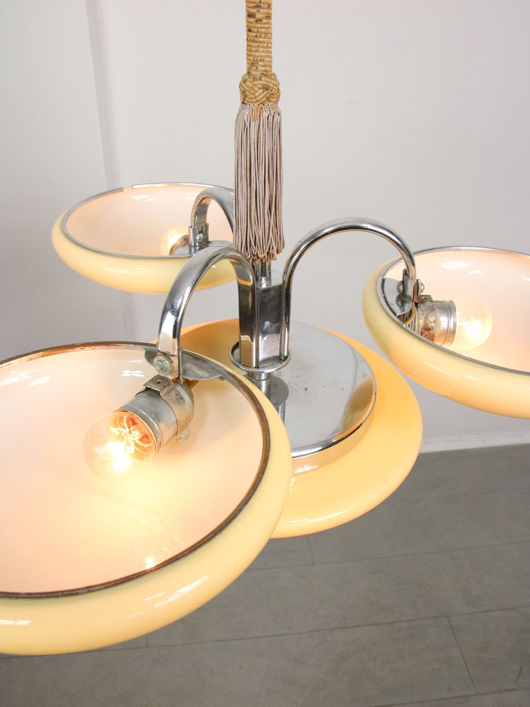 Grand Lustre Cluster Art Déco, 1930s en vente sur Pamono