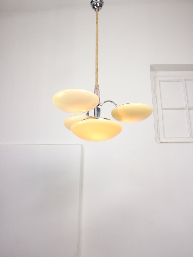 Grand Lustre Cluster Art Déco, 1930s en vente sur Pamono