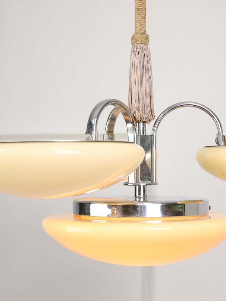 Grand Lustre Cluster Art Déco, 1930s en vente sur Pamono