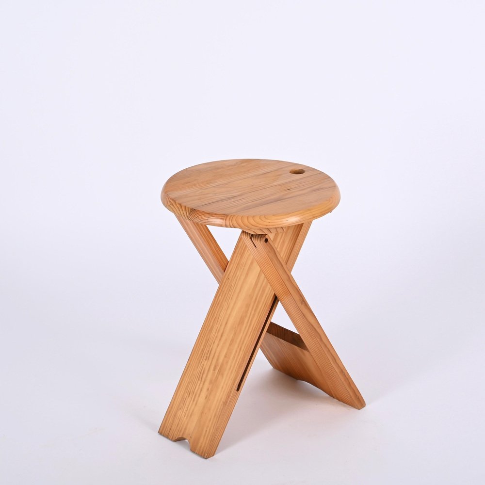 TS Folding Stool attributed to Roger Tallon for Sentou, France, 1970s ...