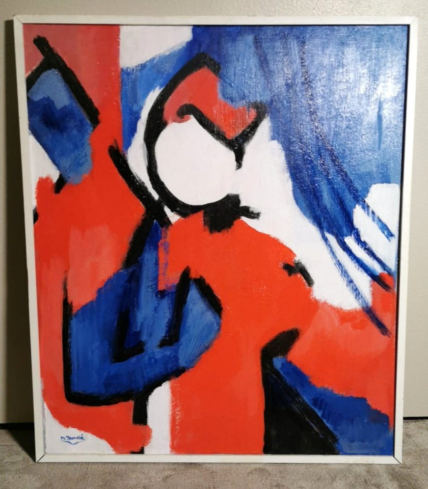 French Revolution, 1988, Oil on Canvas for sale at Pamono