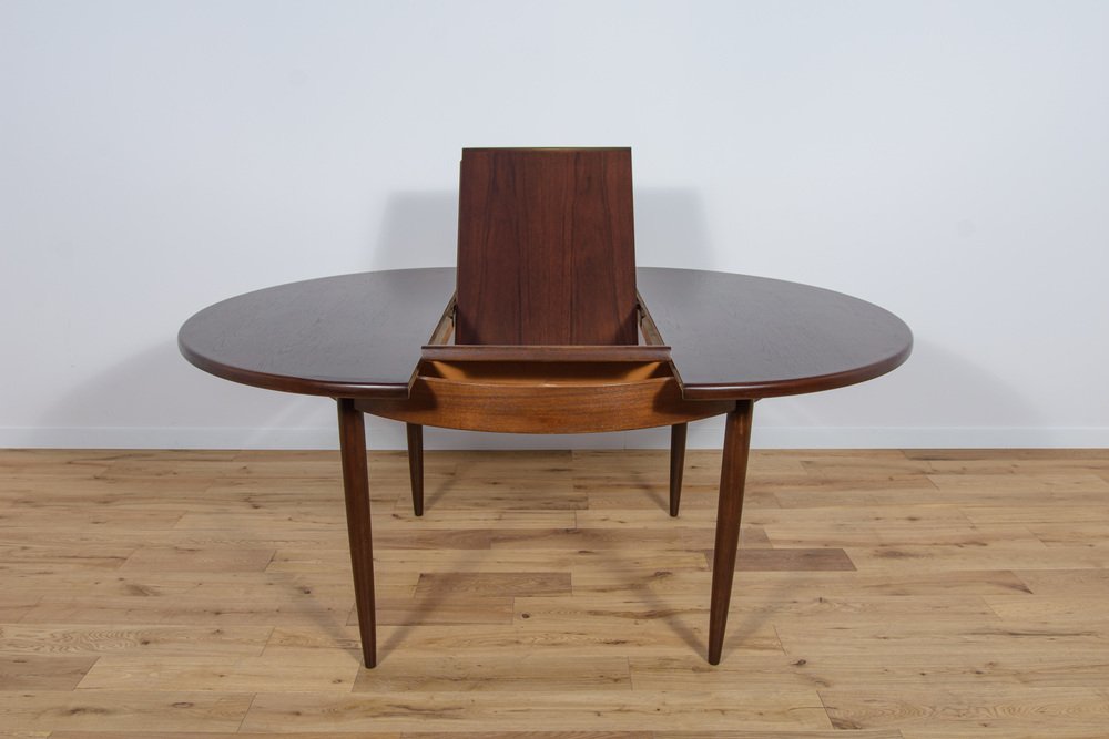Mid-Century Teak Round Fresco Dining Table from G-Plan, 1960s for sale ...