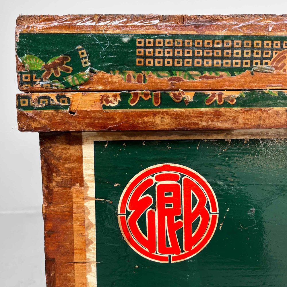 Japanische Vintage Tee Transportbox aus Holz, 1950er bei Pamono kaufen