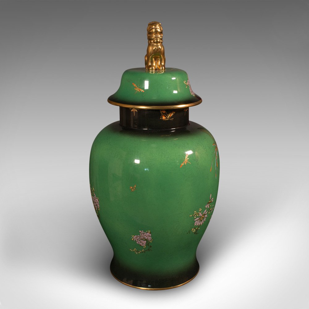 Large Vintage English Decorative Temple Urn in Ceramic, 1950s for sale ...