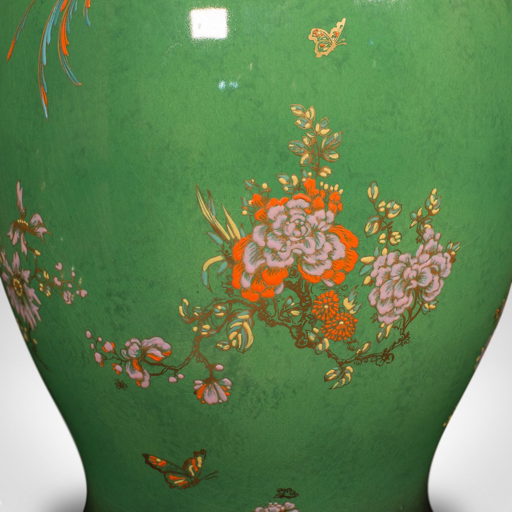Large Vintage English Decorative Temple Urn in Ceramic, 1950s for sale ...