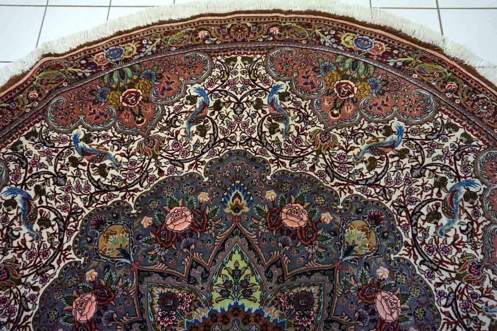 Vintage Middle Eastern Tabriz Rug, 1970s for sale at Pamono
