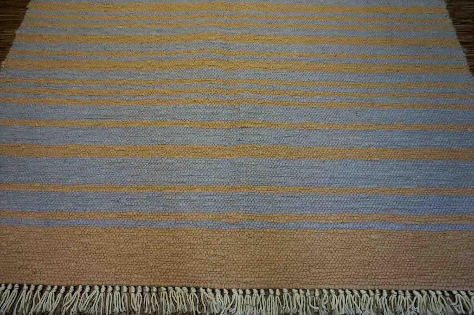 Handmade Dhurri Kilim Rug, India, 1970s for sale at Pamono