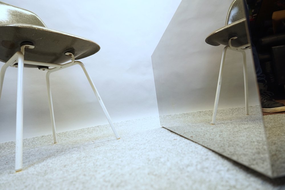 Vintage Italian Mirror Coffee Table, 1970s for sale at Pamono