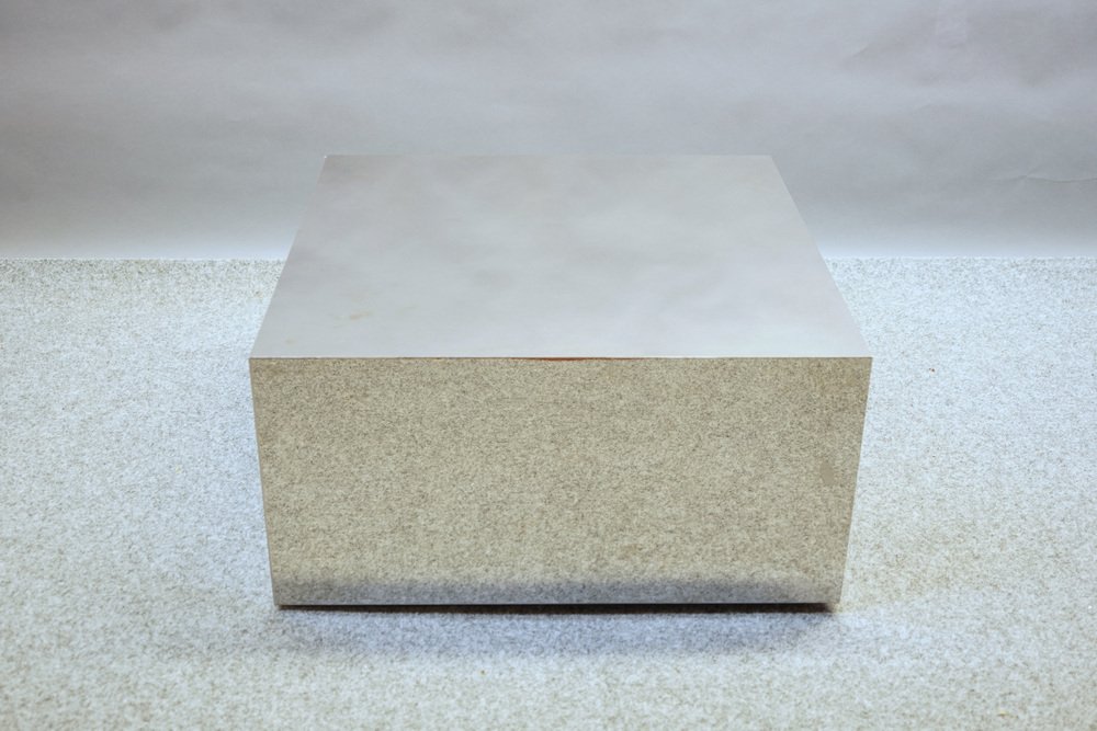 Vintage Italian Mirror Coffee Table, 1970s for sale at Pamono