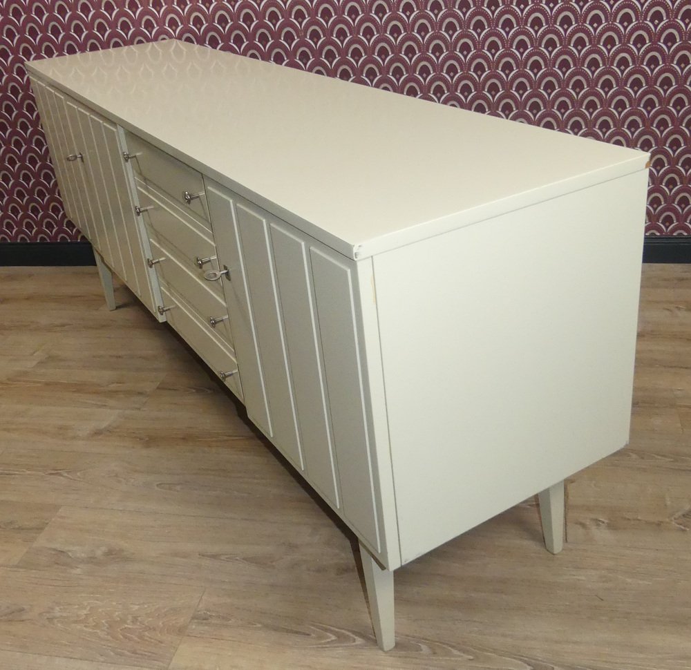 Large Cream Sideboard, 1970s for sale at Pamono