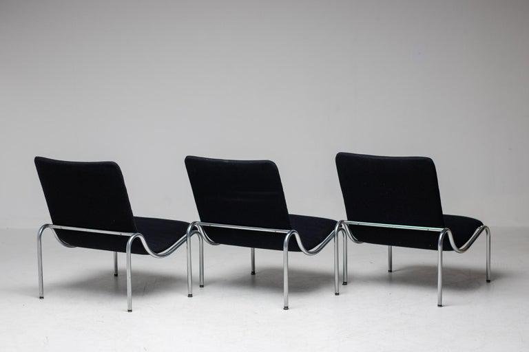 Model 704 High Back Lounge Chairs by Kho Liang Ie, 1968, Set of 3 for ...