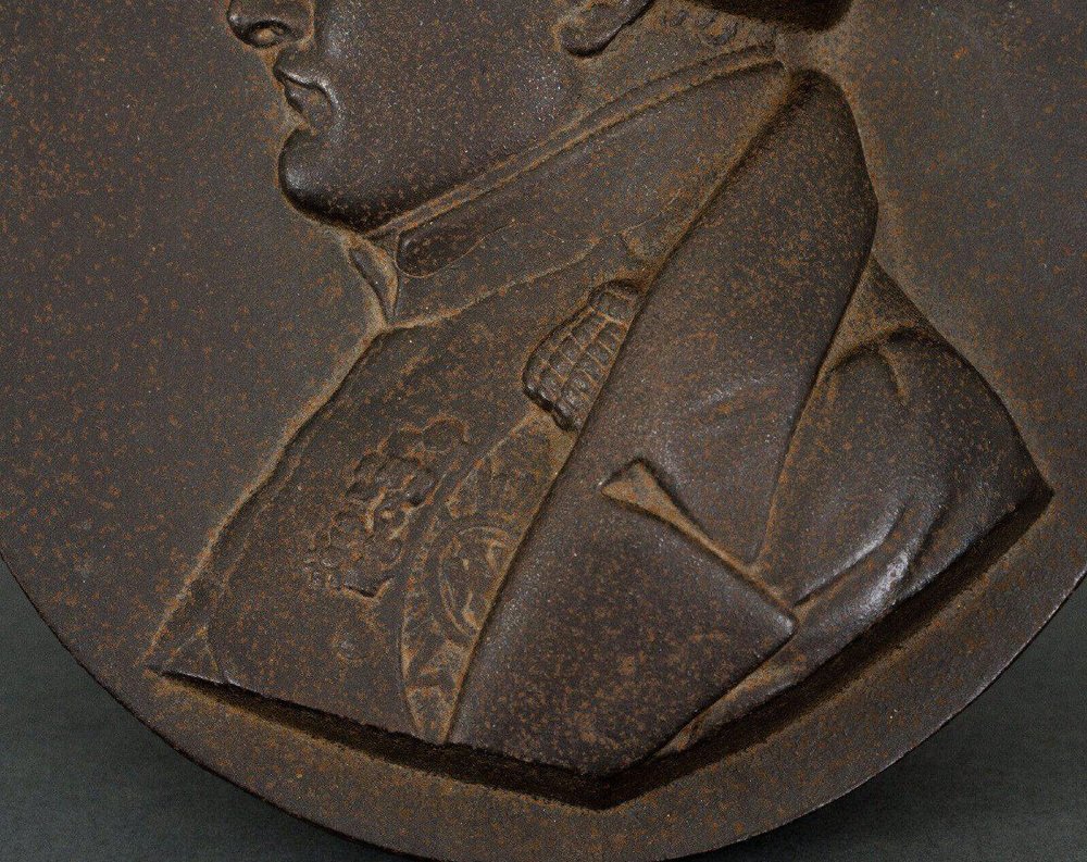 19th Century Bronze Profile Medallion Representing Napoleon for sale at ...