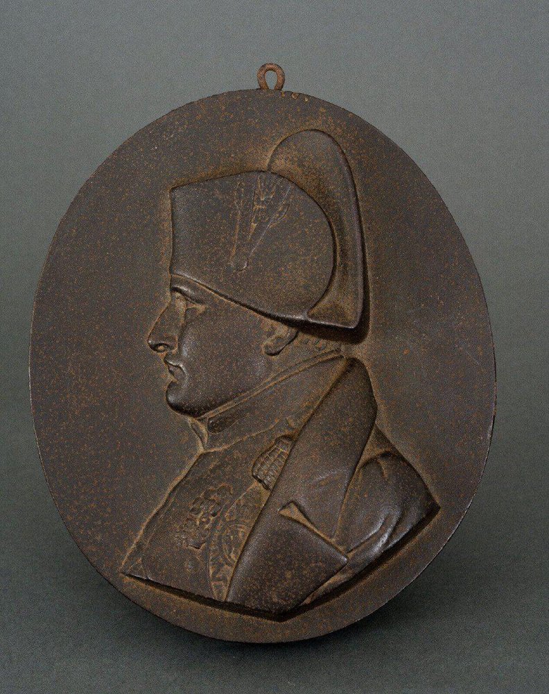 19th Century Bronze Profile Medallion Representing Napoleon for sale at ...