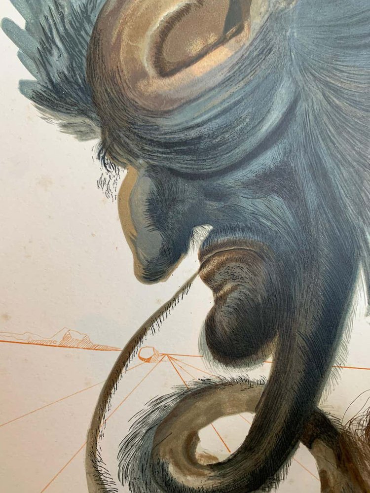 Salvador Dali, Inferno Canto 20, 1970, Signierte Gravur bei Pamono kaufen