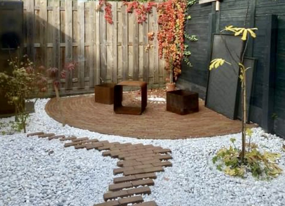 Table d'Appoint Industrielle en Acier Corten, Bruxelles, 1974) en vente ...