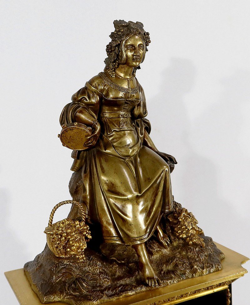 Louis XVI Style Marble and Bronze Pendulum, Early 19th Century for sale ...